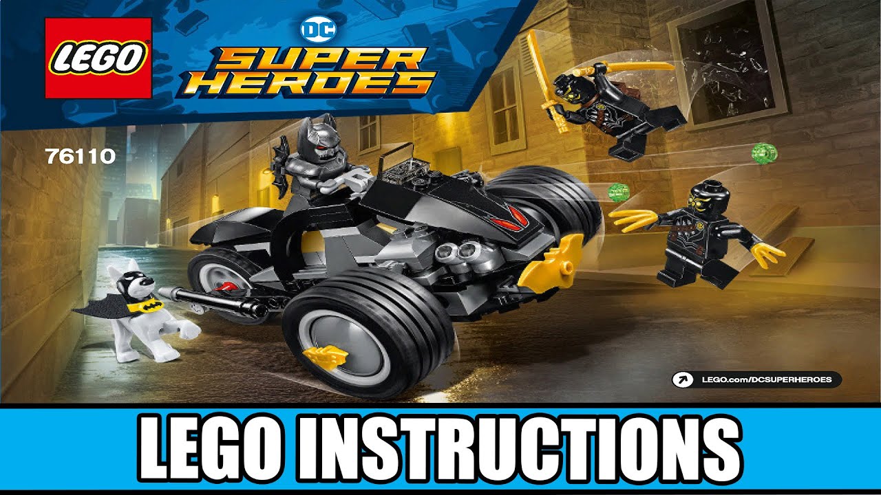 LEGO Instructions - DC Comics Super Heroes - 76110 - Batman: The Attack ...