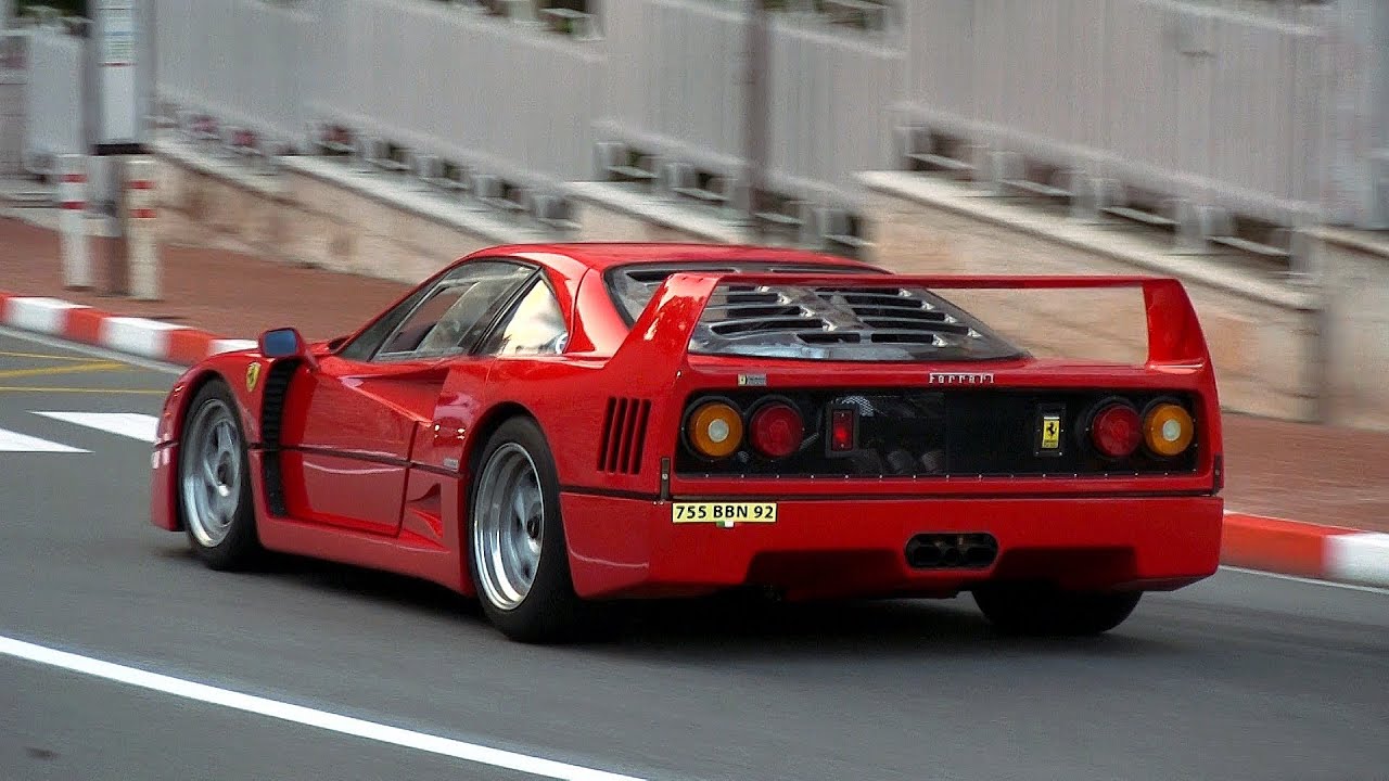 Monaco at its best: 2 Ferrari F40's in one afternoon! - YouTube