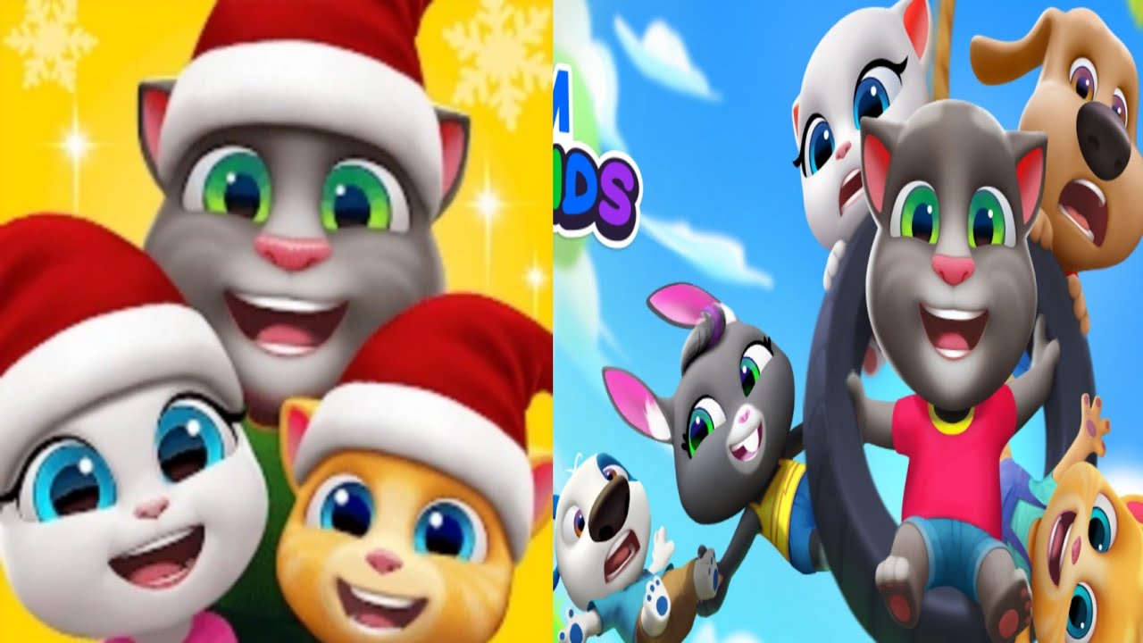 My Talking Tom friend vs My Tom friend - full Gameplay - YouTube