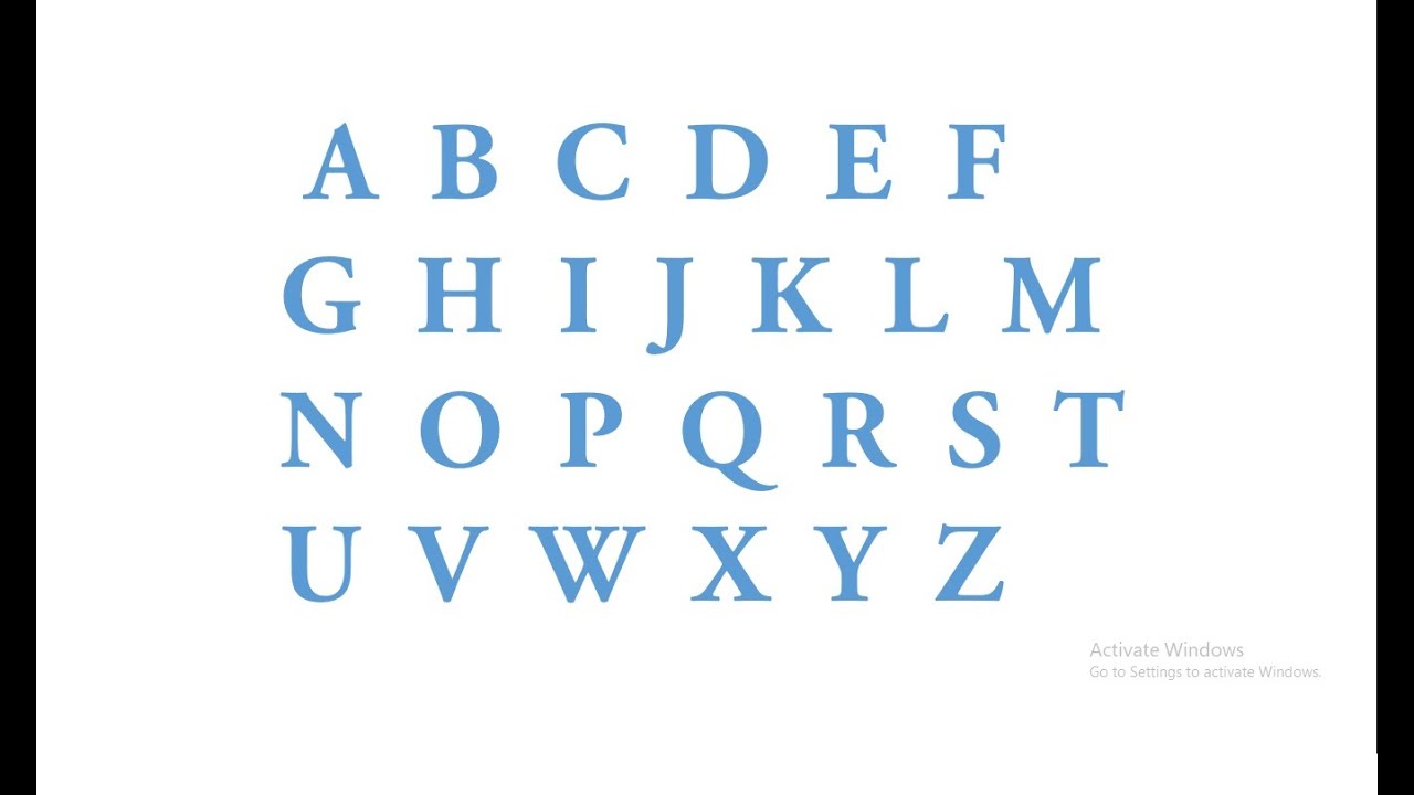 ENGLISH A TO Z Letters YouTube english-a-to-z-letters-youtube