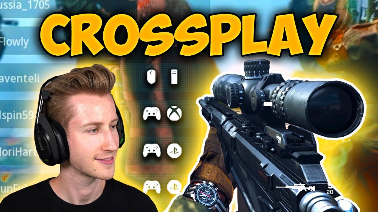 ENDLICH CROSSPLAY in COD !! - YouTube