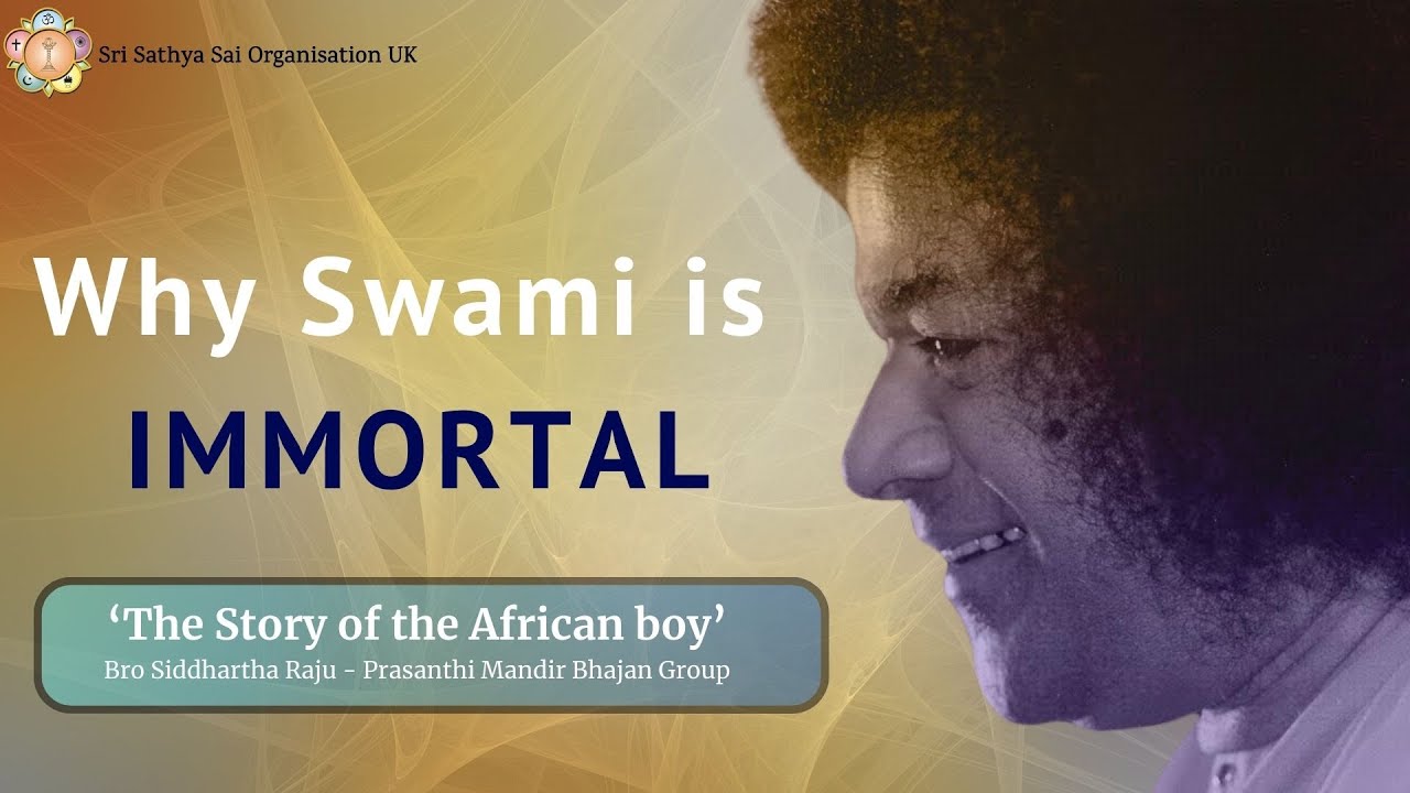 Why Swami is IMMORTAL | 'The Story of the African boy' - Brother ...