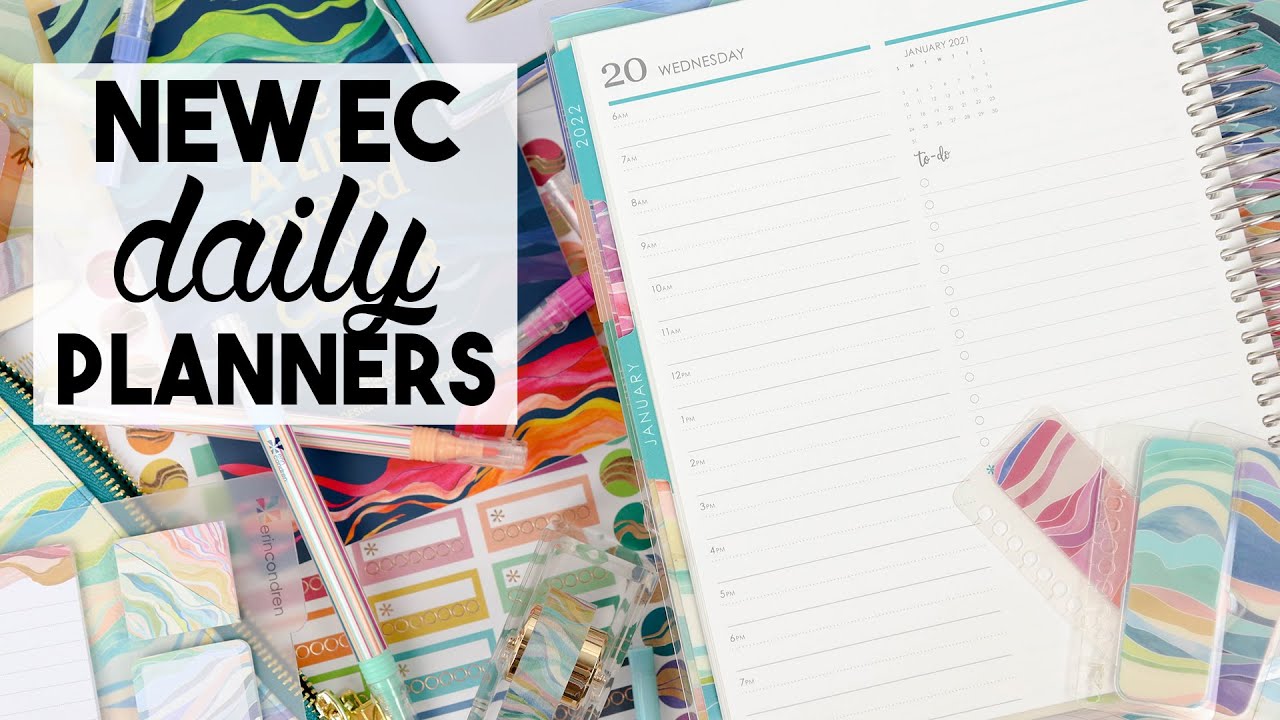 NEW! Erin Condren Coiled Daily Life Planner?!! - YouTube