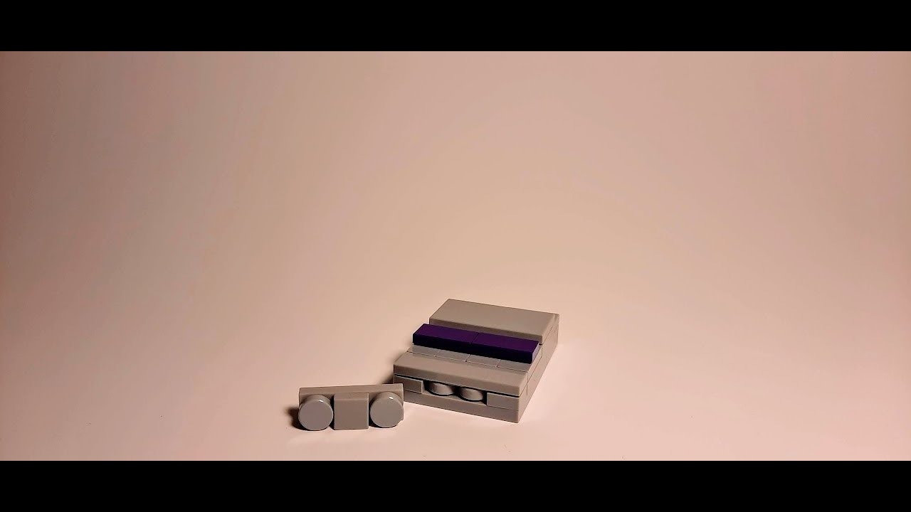 How to Build a Lego Super Nintendo Entertainment System (SNES)! - YouTube