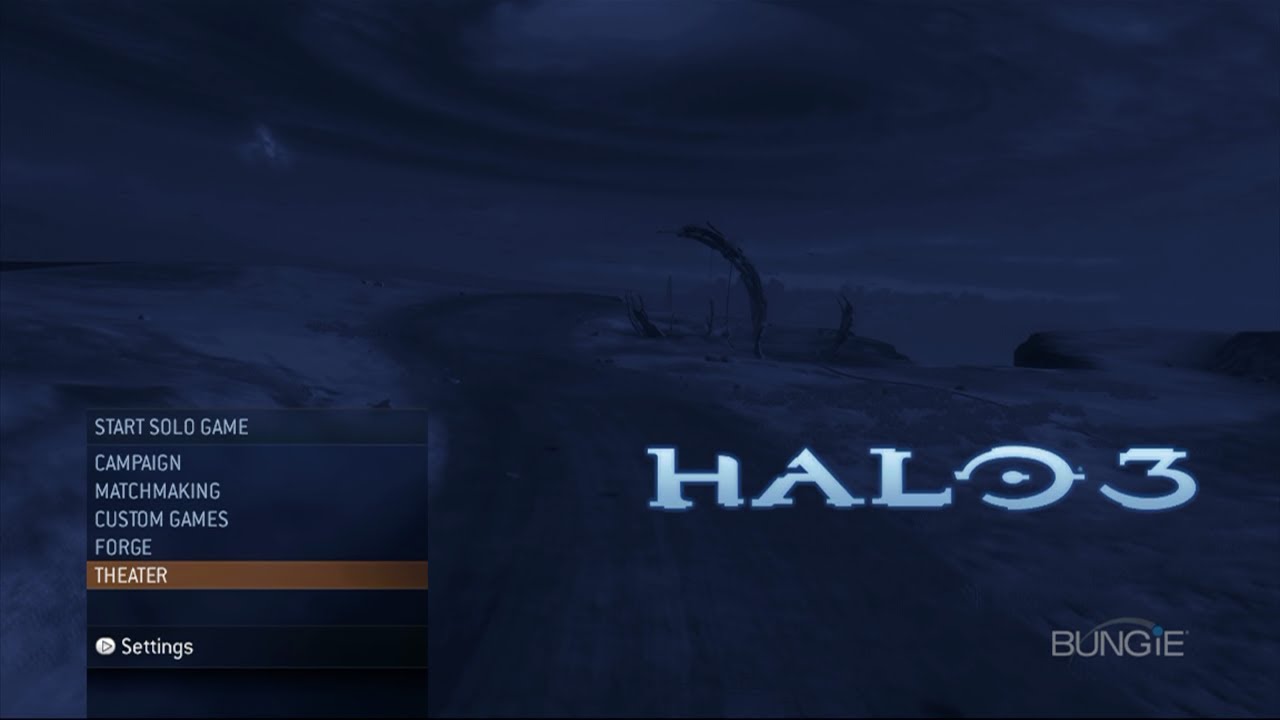 Halo 3 Main Menu/Title Screen [Native Resolution] - YouTube