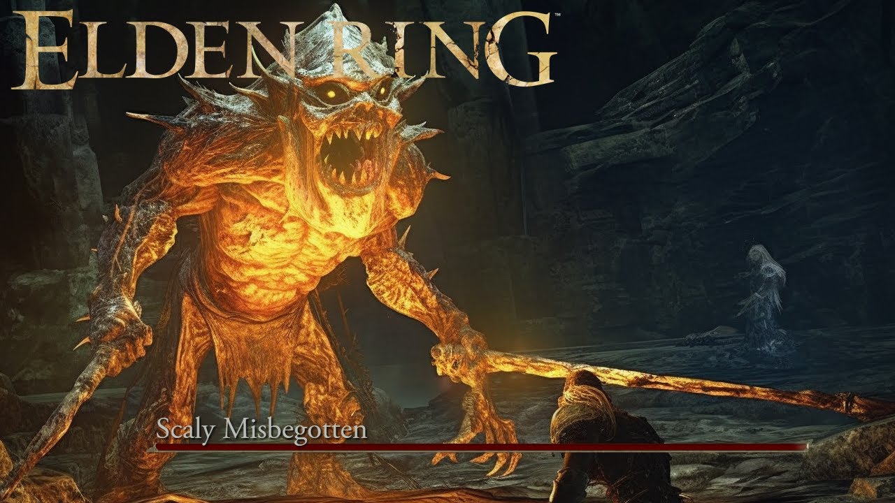 Elden Ring #10 - Scaly Misbegotten - YouTube