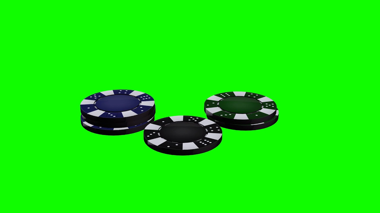 NO COPYRIGHT Green Screen - CASINO CHIPS 3D Animation - YouTube