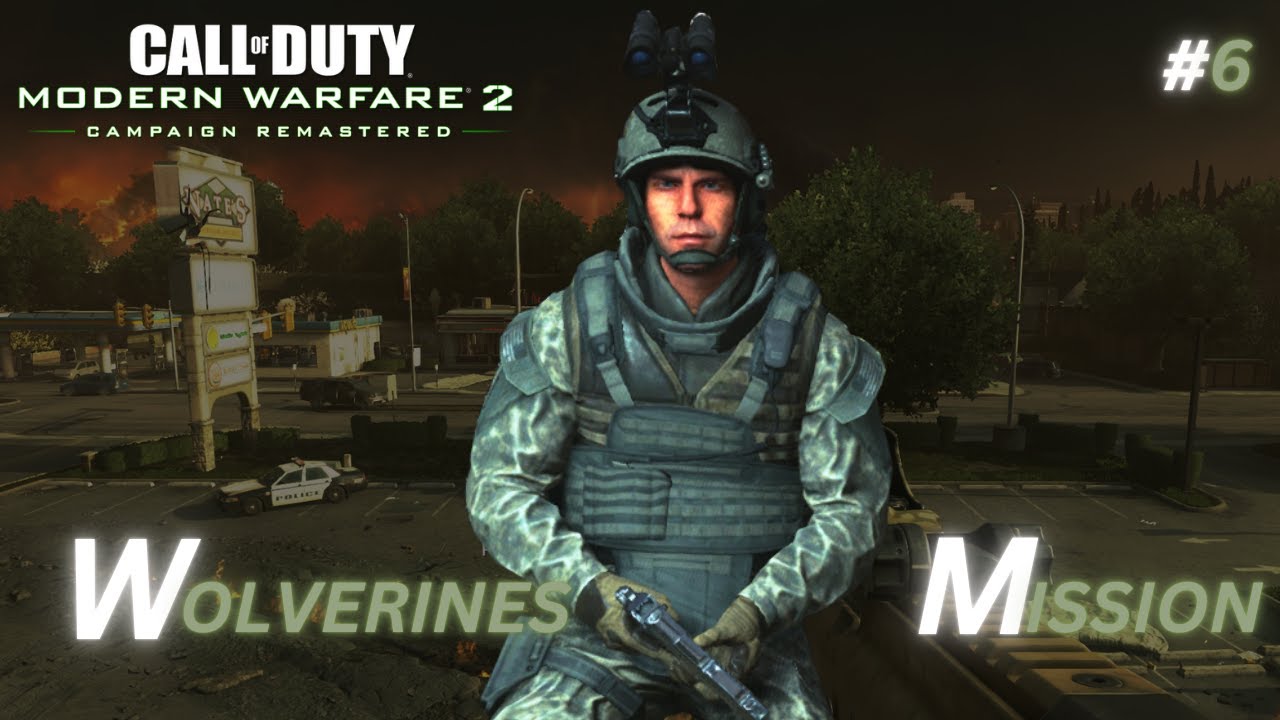 Wolverines | Call of Duty Modern Warfare 2 Remastered | Mission #6 ...