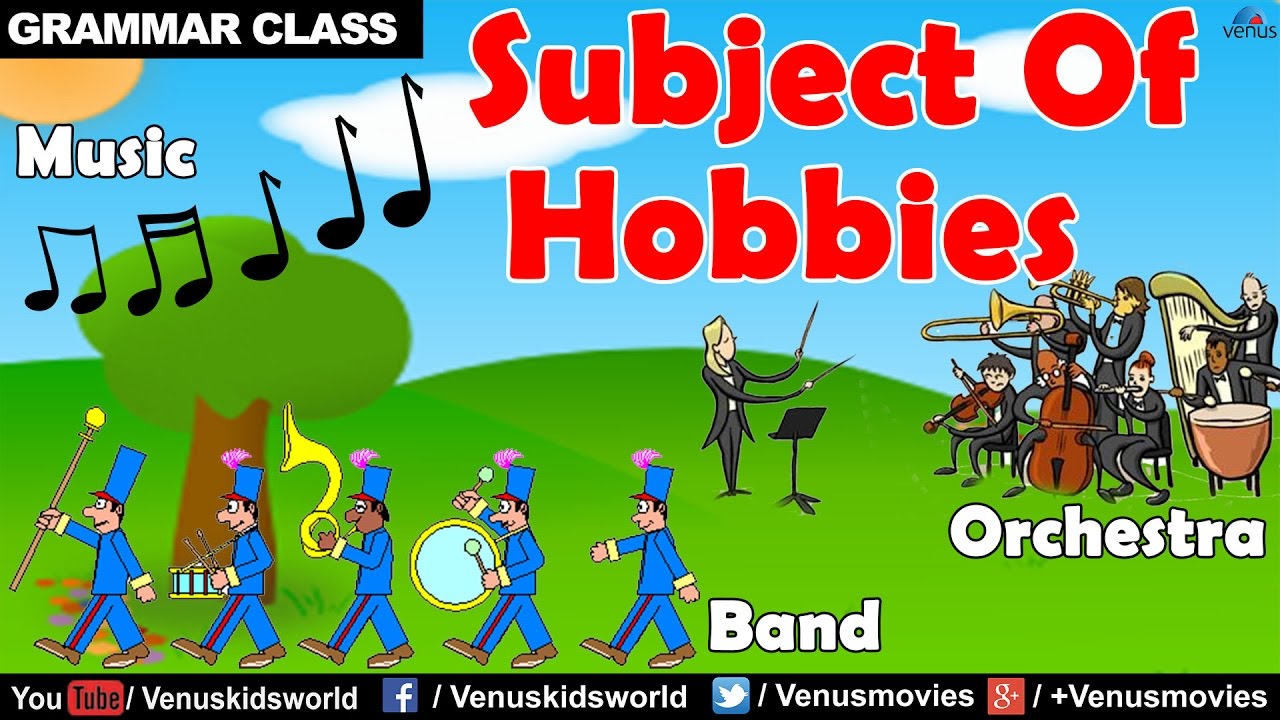 Subject of Hobbies ~ Names Of Various Hobbies Subjects - YouTube