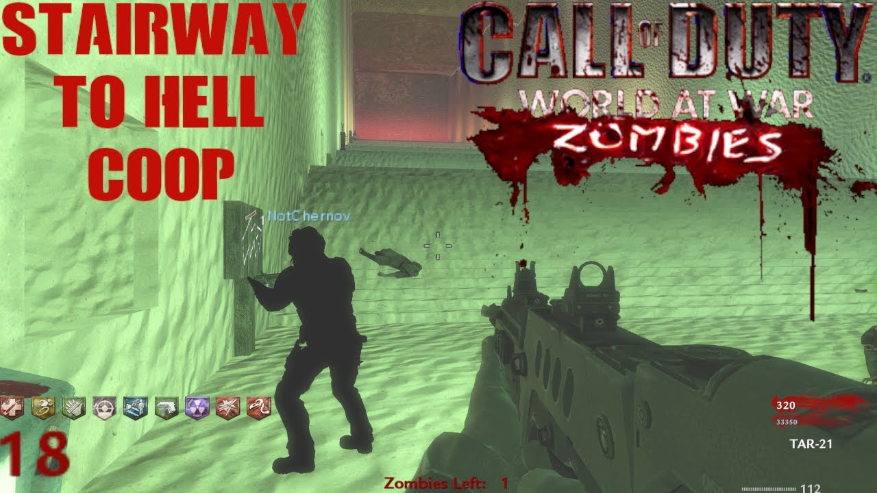 Stairway To Hell Co-op - Call Of Duty World At War Custom Zombies (No Commentary) - YouTube