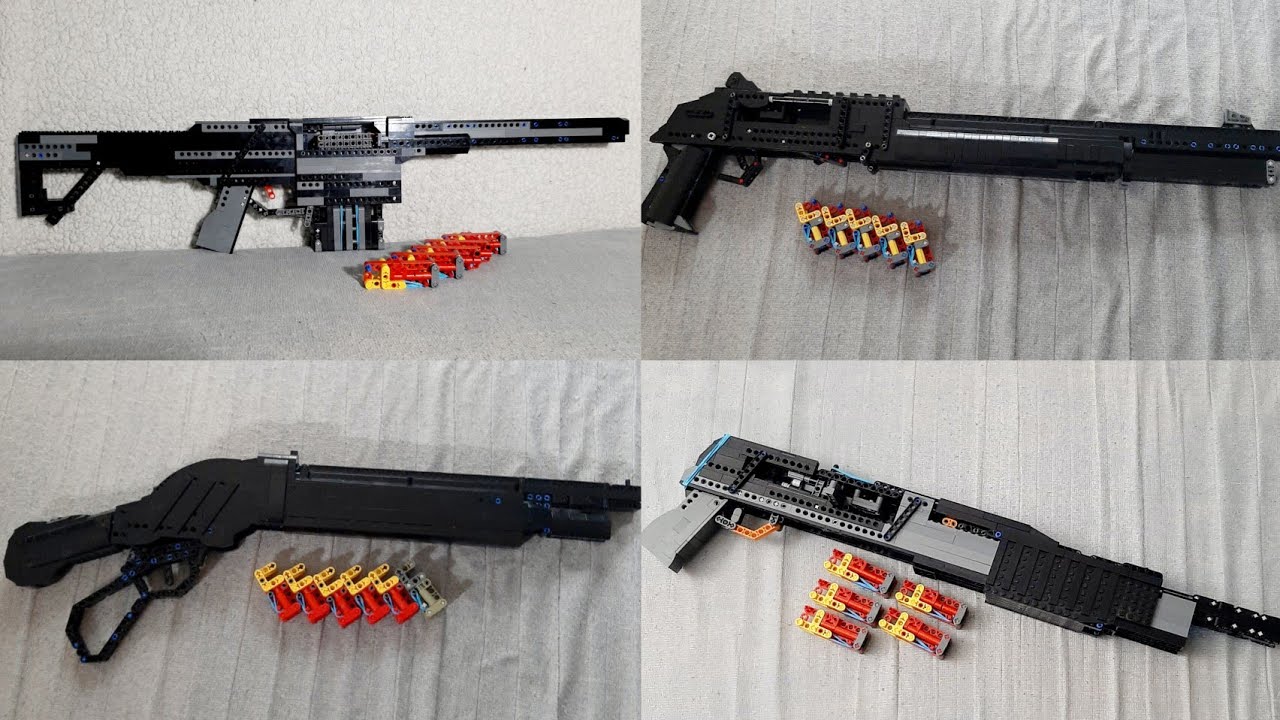 Lego Rifles (Shell-Ejecting Edition) - YouTube