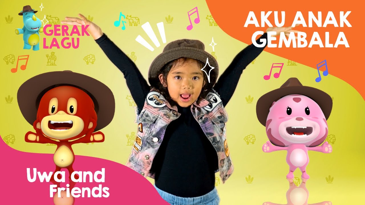 Gerak Lagu - Aku Anak Gembala - Dance Anak PAUD - YouTube