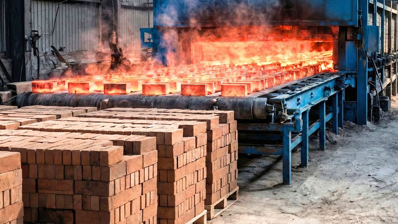 BRICK FACTORY – HOW BRICKS ARE SHAPED AND FIRED IN KILNS - YouTube