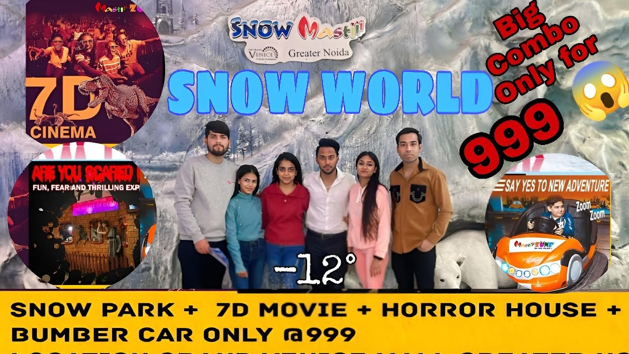 Snow Masti Greater Noida || Venice Mall Snow Park | Ticket, Price ...