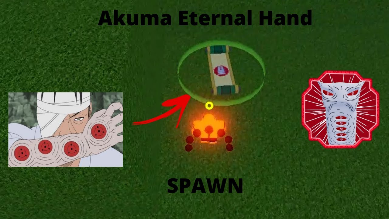 Akuma Eternal Hand Local do Spawn | Shindo Life - YouTube