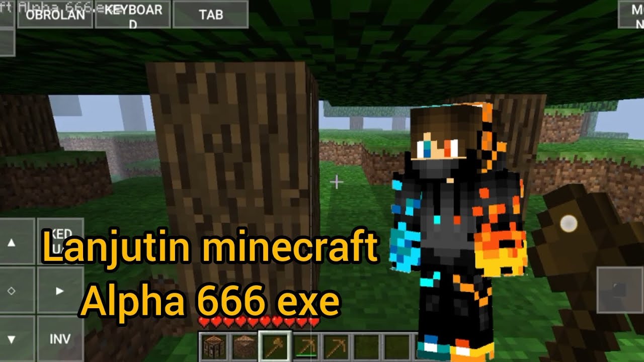sesuai request kalian gw lanjutin minecraft alpha 666 exe - YouTube