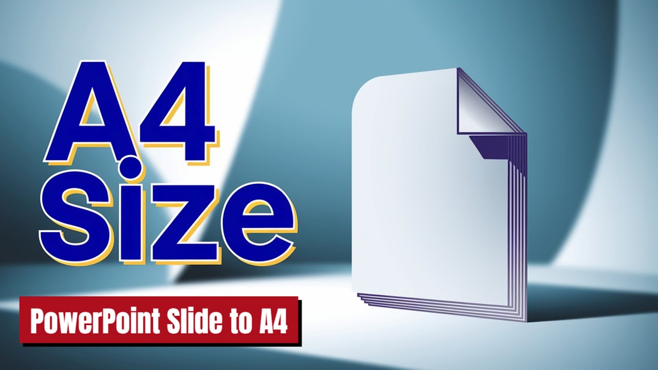 How To Change A PowerPoint Slide To A4 YouTube How To Change A PowerPoint Slide To A4 YouTube