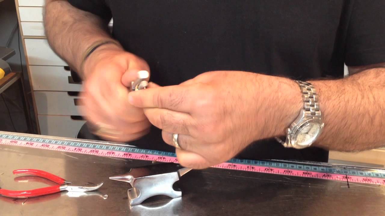 How-to Make a Leather Bracelet Closure - YouTube