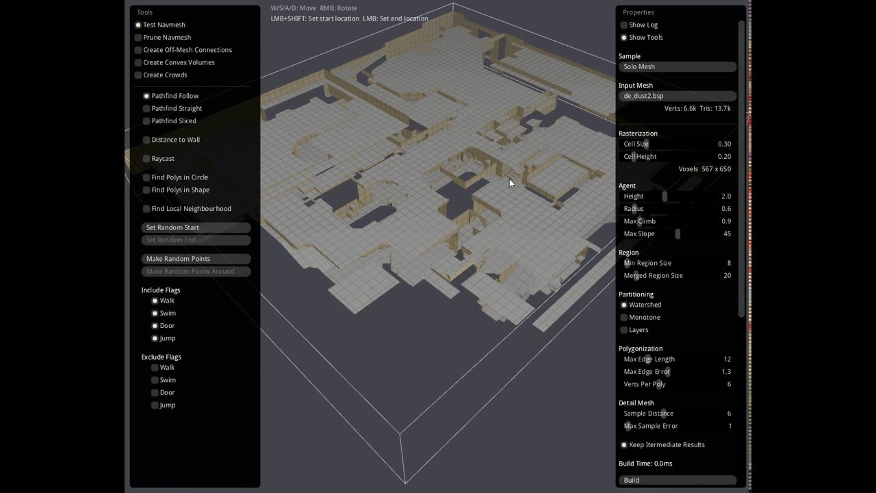 Recast Demo on HL BSP maps - YouTube