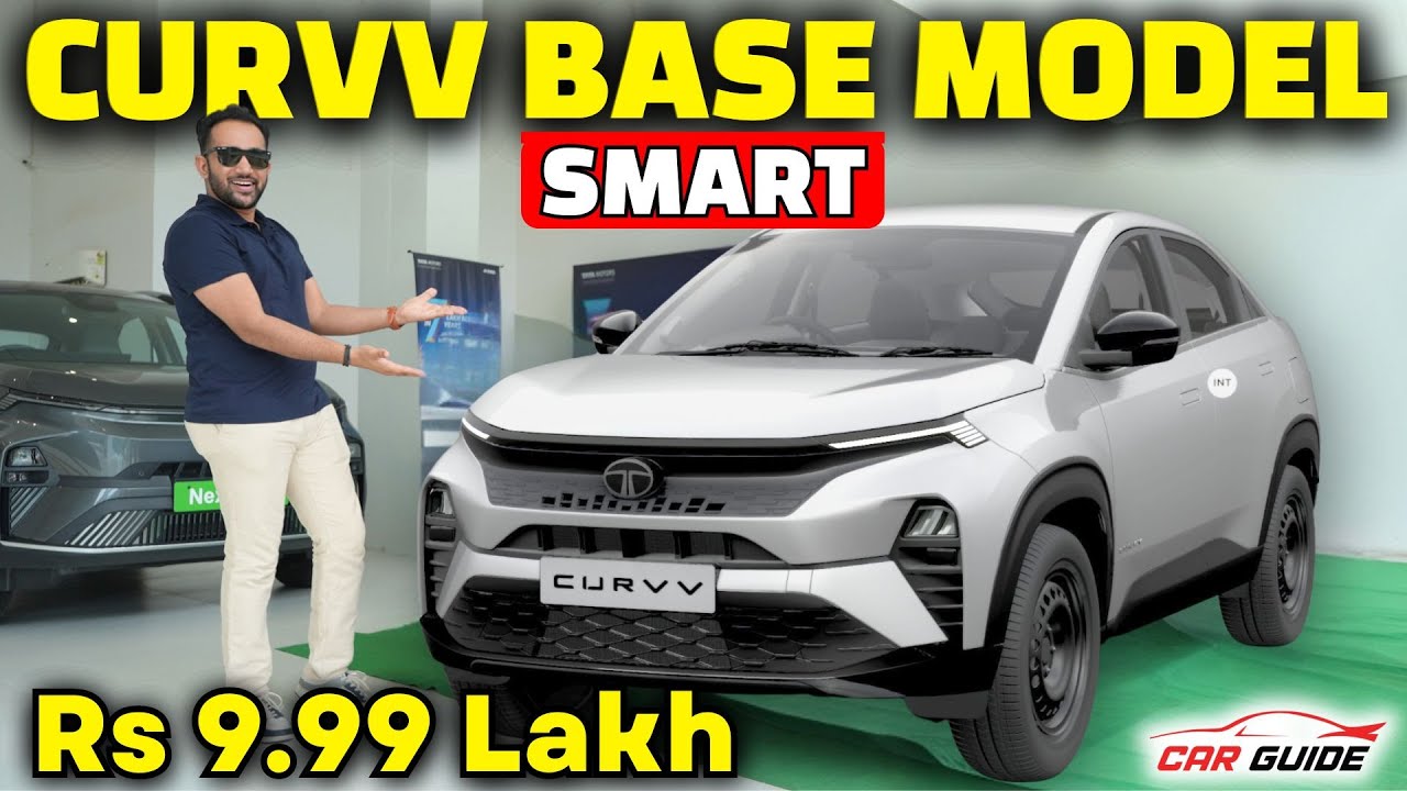 Tata Curvv BASE Variant 🔥 Curvv SMART Petrol & Diesel Details | Best ...