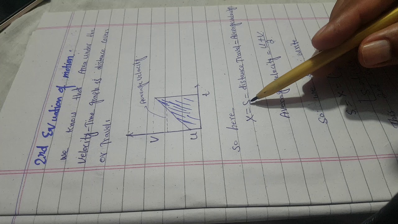 Kinamatics Newtonian Mechanics 2nd Eqution of Motion A level physics ...