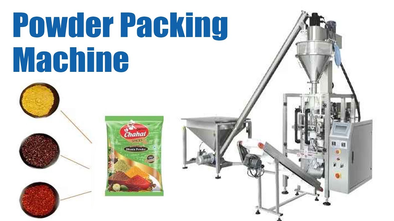Efficient Powder Packing Machine: Packaging Process for Various Powder ...