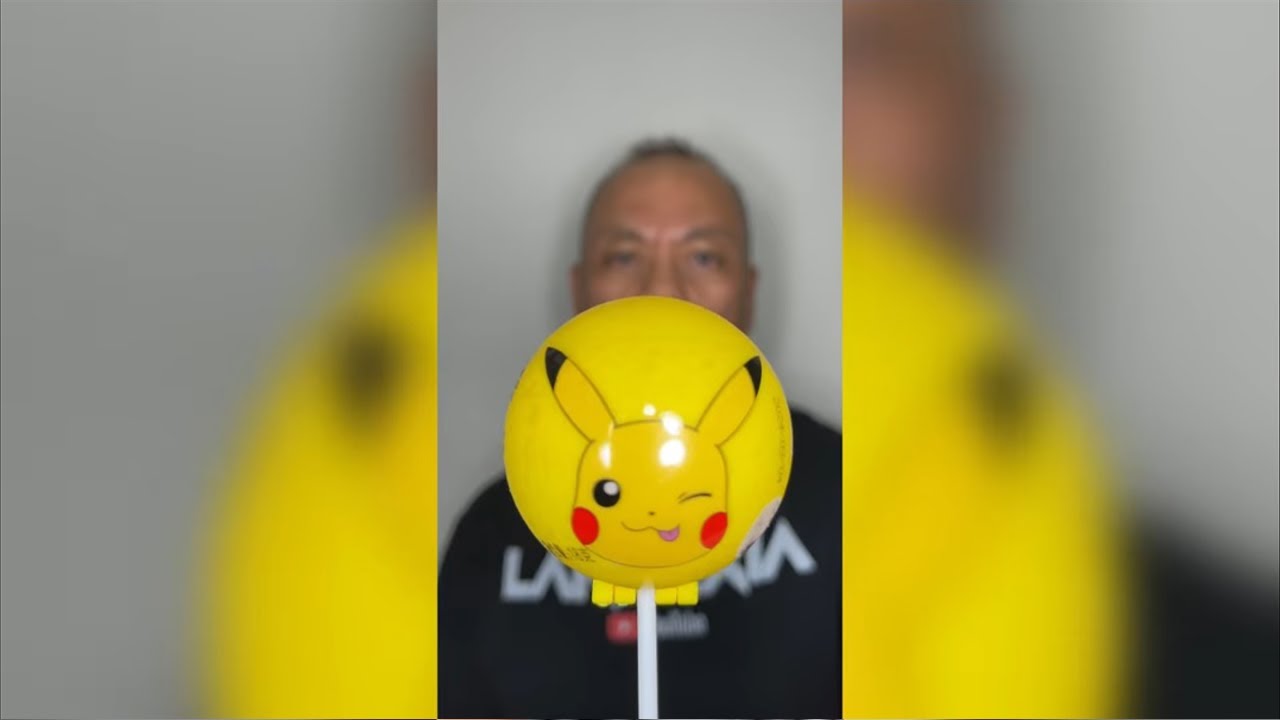 👂ASMR POKÉMON PIKACHU SURPRISE FLAVOR LOLLIPOP CANDY (JAPAN) EATING ...