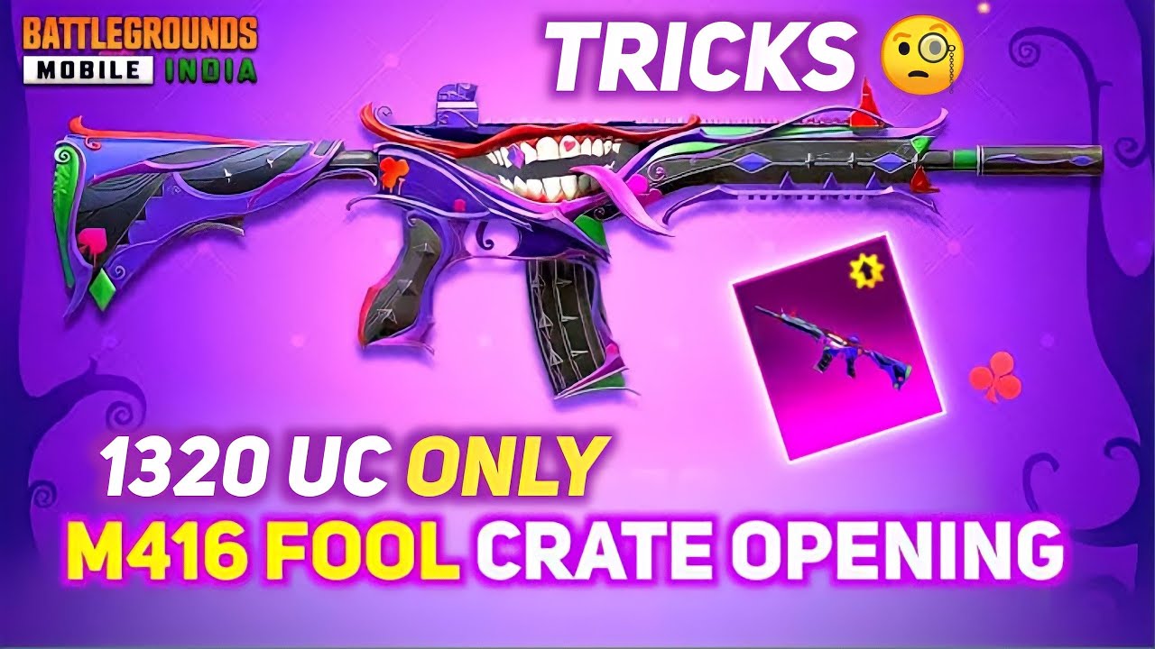 Fool M416 crate opening | The Fool M416 Crate Opening BGMI - YouTube
