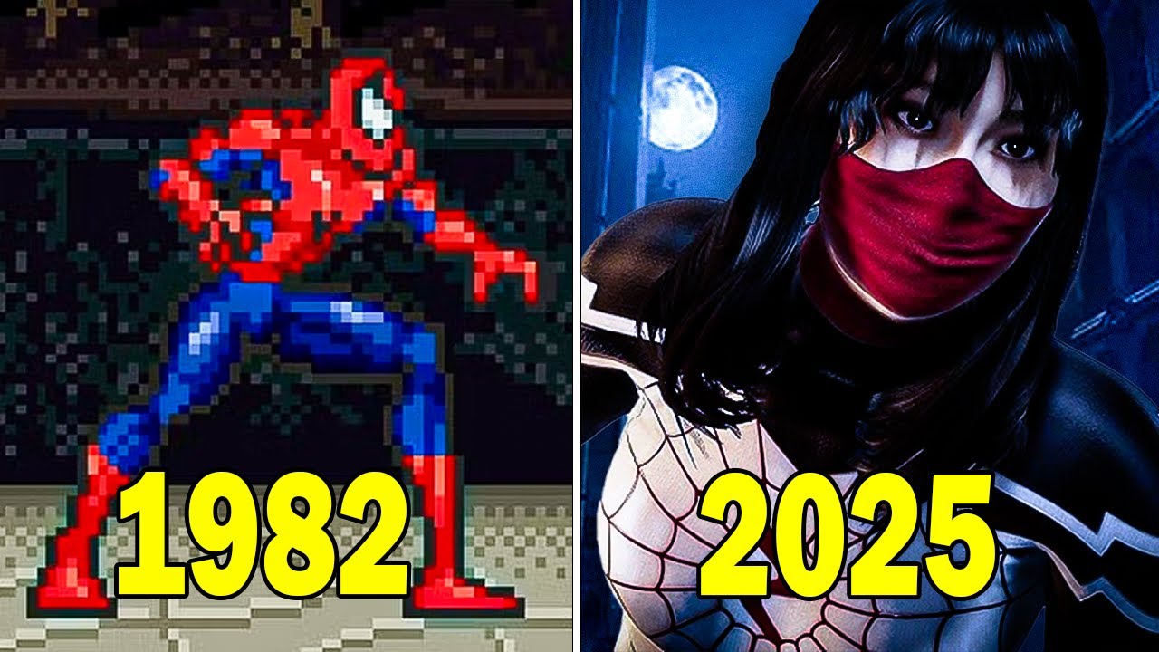 Evolution of Spider-Man Games 1982-2025 - YouTube