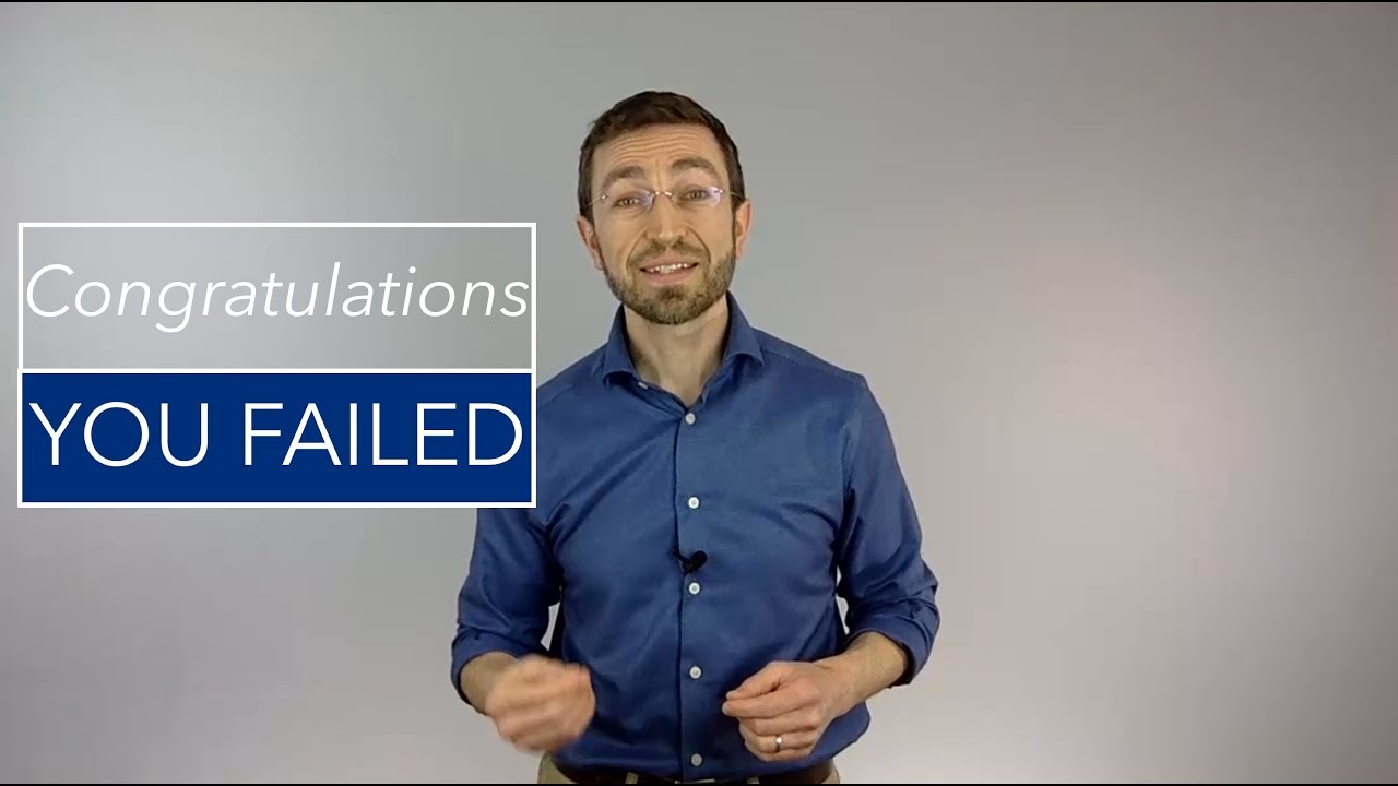 Congratulations You Failed - YouTube