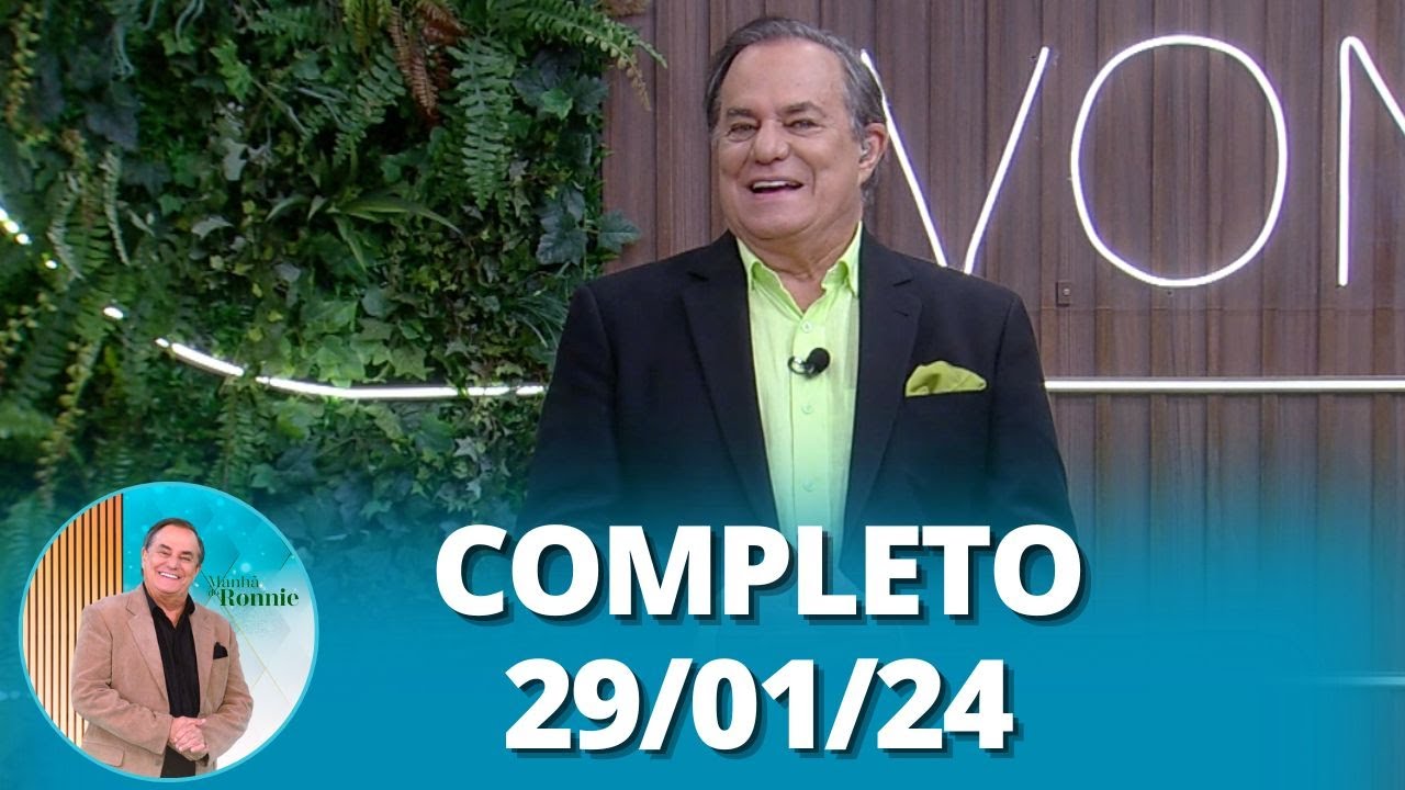 Manhã do Ronnie: Dicas para emagrecer, bate-papo com o ator Gabriel ...