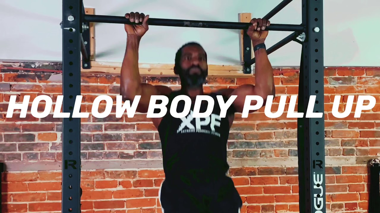 Hollow Body Pull Up - YouTube