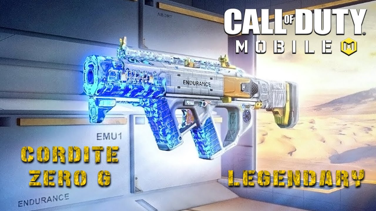 CALL OF DUTY : MOBILE | CODRDITE ZERO G | LEGENDARY | NUCLEAR - YouTube