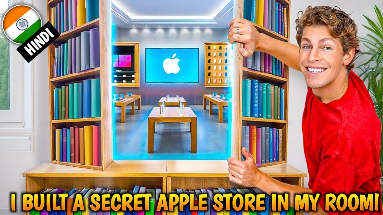 I Built a SECRET Apple Store in My Room! | Ben Azelart Hindi - YouTube