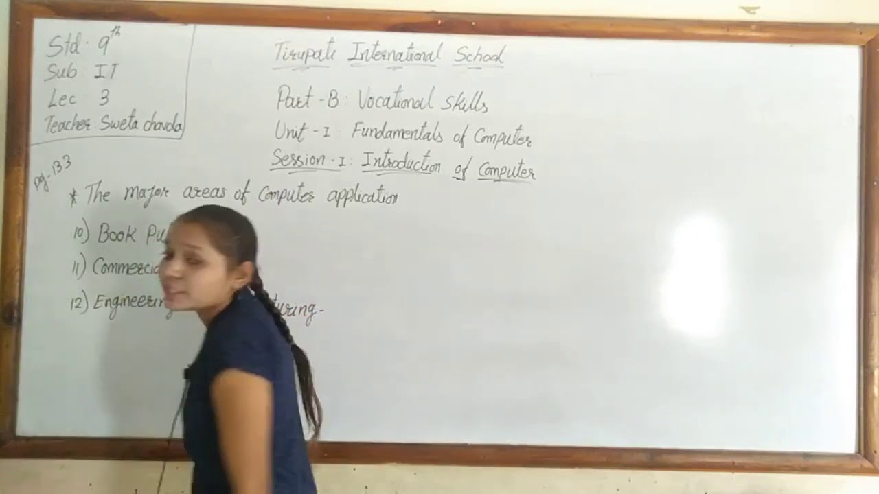 CLASS-9 / I. T. / CH-1 / LEC-3 / SWETA CHAVDA MAAM - YouTube