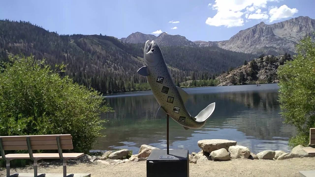 Gull lake park June lake library - YouTube