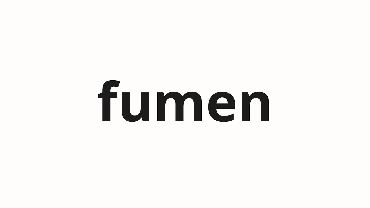 How to pronounce fumen | 譜面 (Score in Japanese) - YouTube