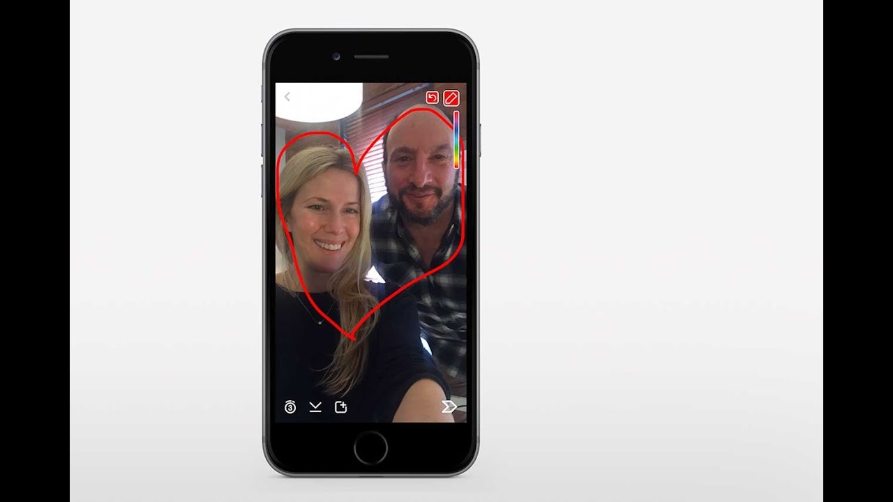 How to Draw on Snapchat Video and Send to Friends - YouTube
