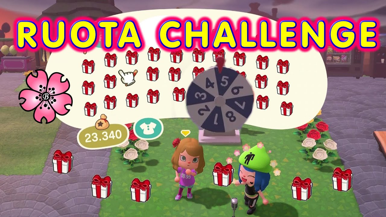 CHALLENGE LA RUOTA DECIDE 24 REGALI su ANIMAL CROSSING. Barbara e Lara ...