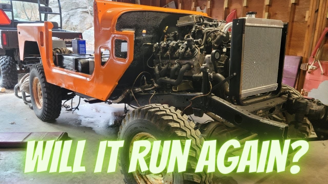 Will it run again? My 1976 FJ40 Landcruiser build is BACK! 4.8L LS swap ...