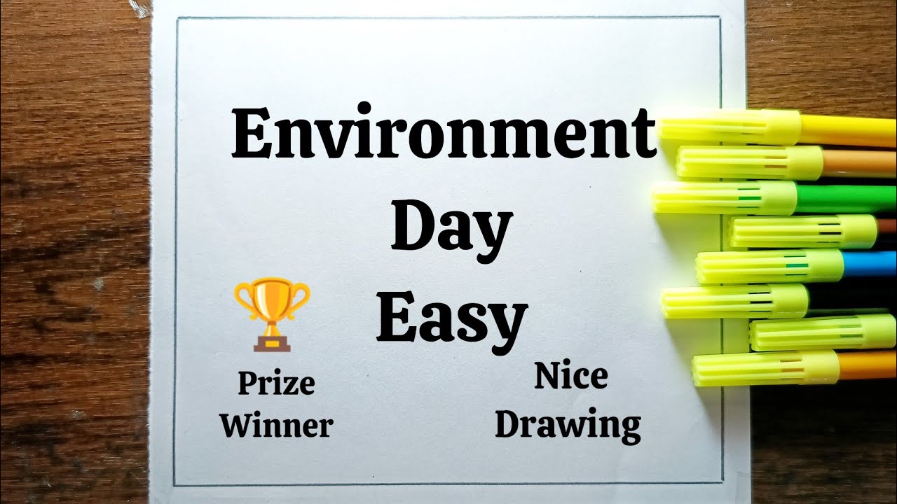 How to Draw Environment Day Drawing || Easy Environment Day Drawing ...