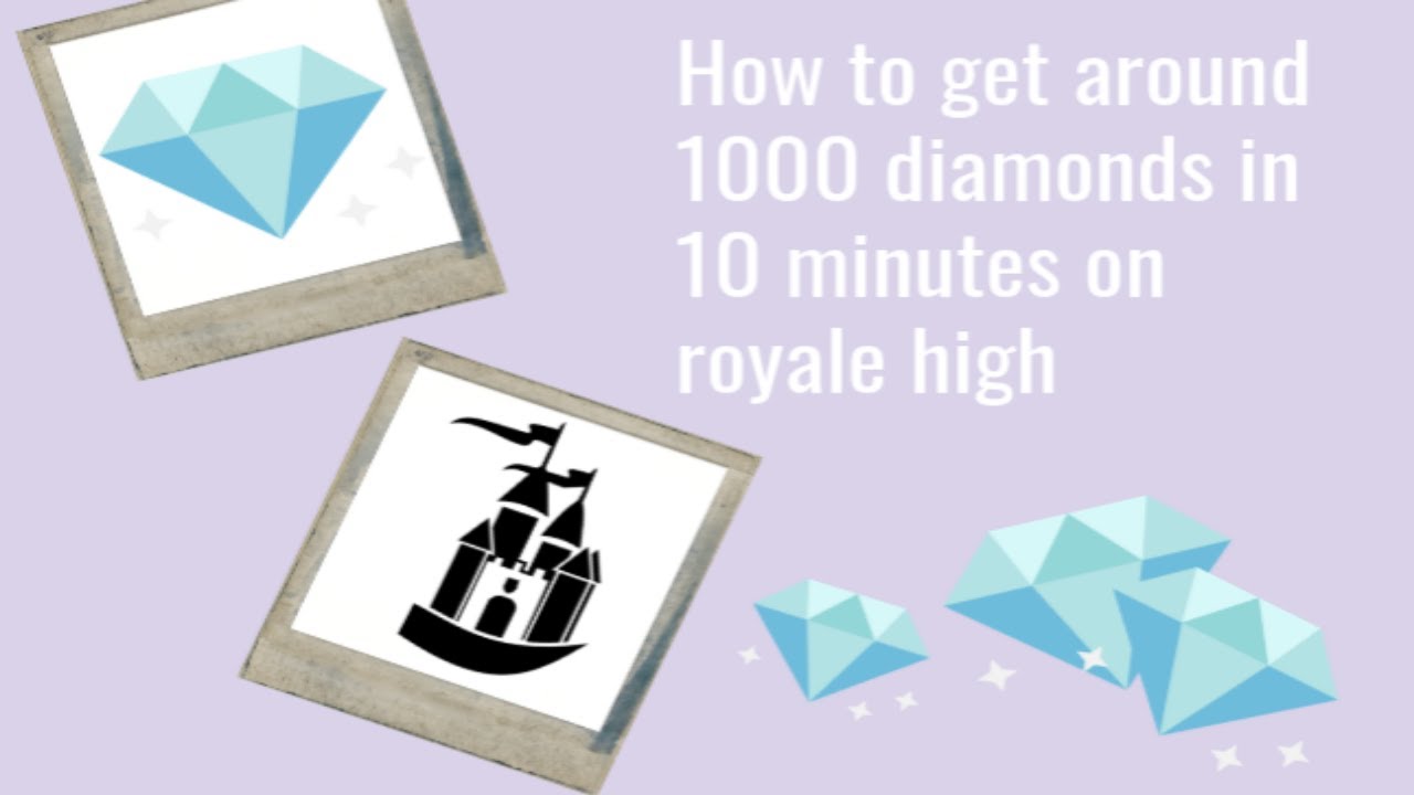 How to easily make 1000 diamonds on Royale High 💎 - YouTube