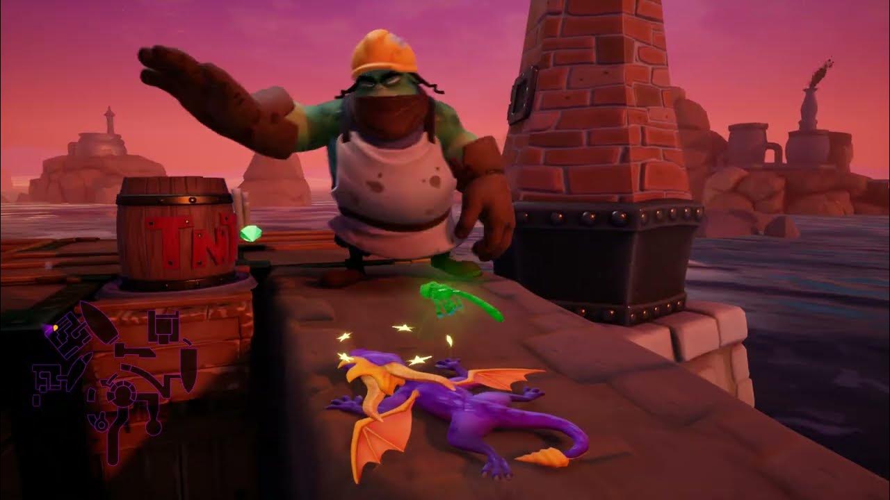 Spyro Reignited Trilogy Longplay - Spyro the Dragon 120% Part 6 Gnasty's World & Ending - YouTube
