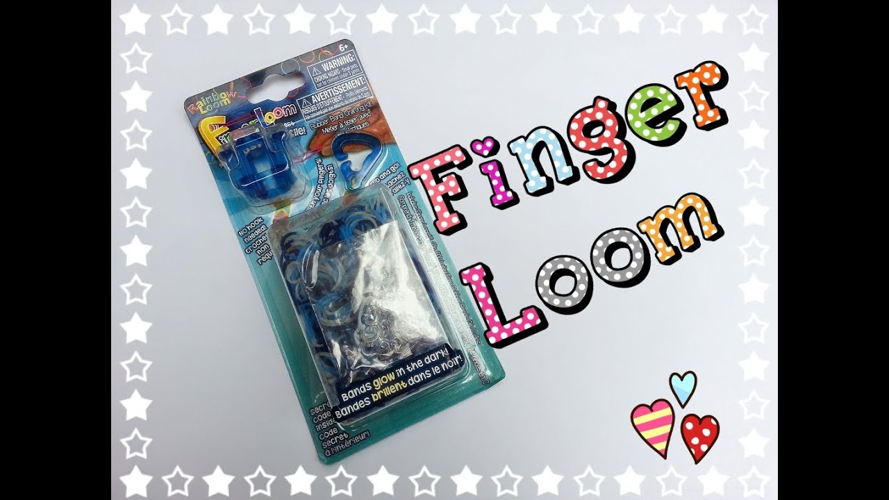 開心分享 ~ Finger Loom ~ Unboxing Finger Loom By Rainbow Loom - YouTube