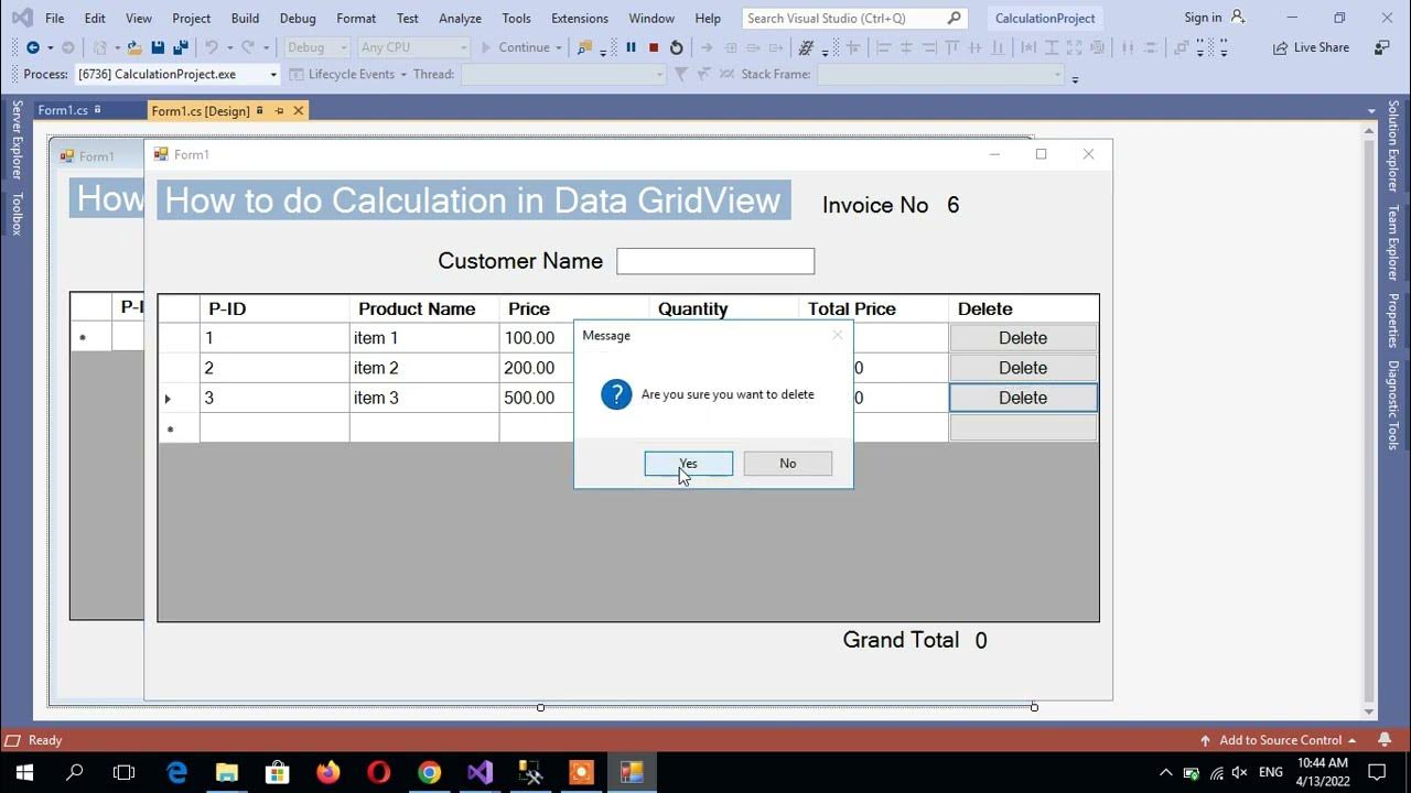 How to insert datagridview (bulk) record in database in C# Part 2 in Urdu/Hindii - YouTube