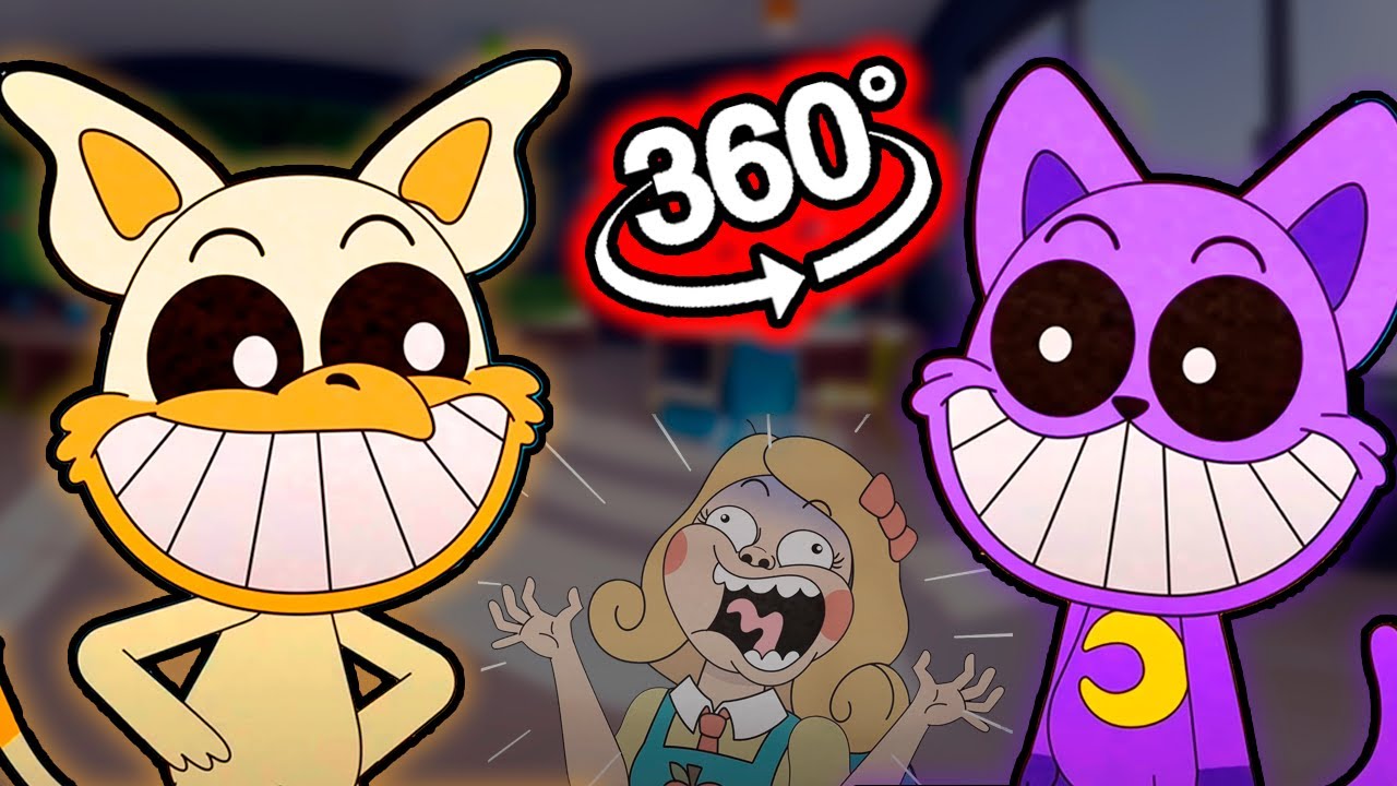 😨 WOW 360VR video Smiling Critters carboard ALL REJECTED ANIMALS | Poppy Playtime 3 Chapter 3 in ...