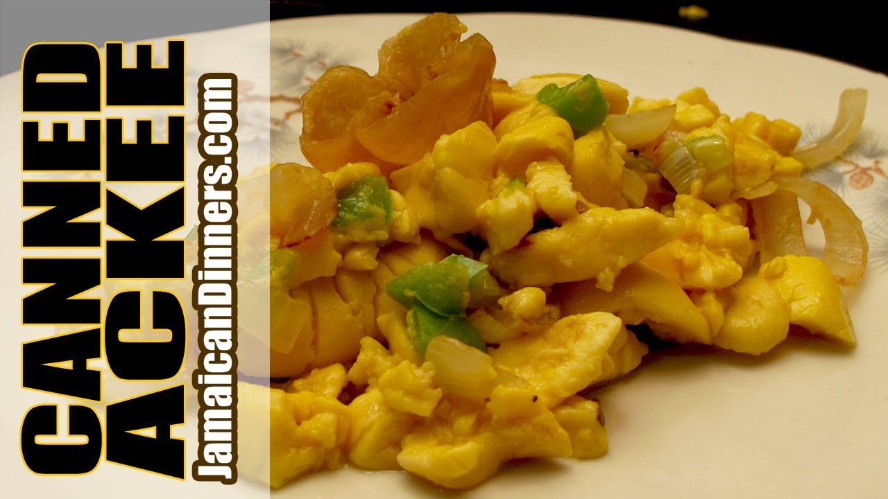 CAN/TIN ACKEE STEW Recipe: Shorter Film - YouTube