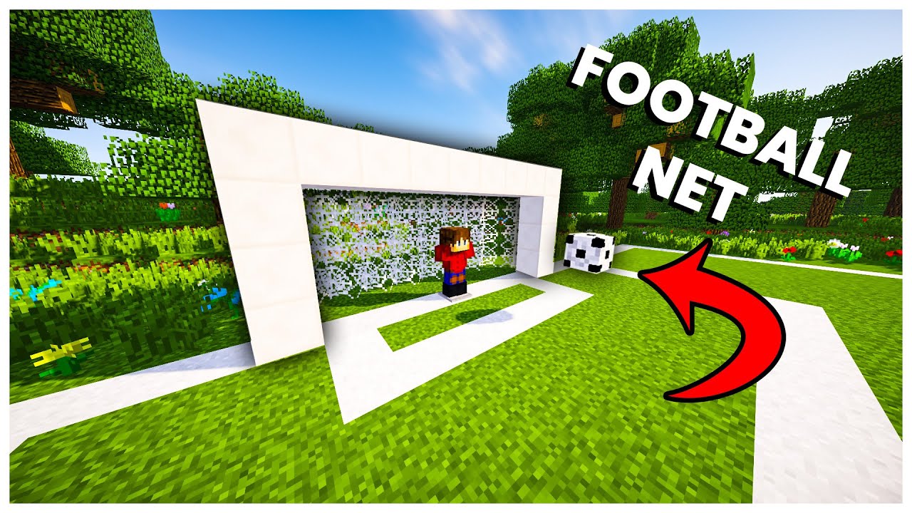 Minecraft How To Make A Football Net YouTube minecraft-how-to-make-a-football-net-youtube