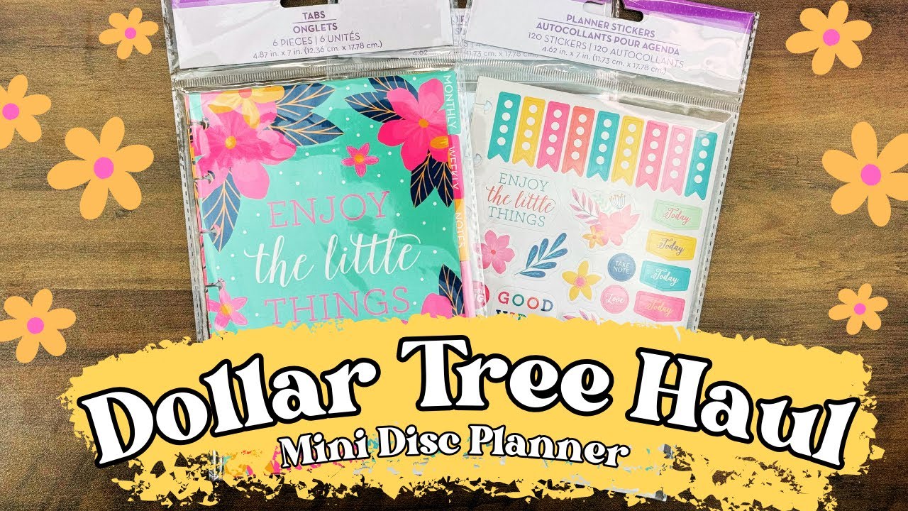 Small Dollar Tree Haul - Planner Dashboards & Inserts & Stickers - Mini ...