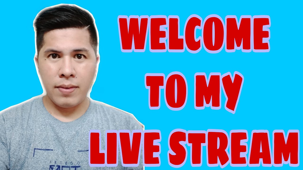 Welcome To My Live Stream.. And Stay Connected - YouTube